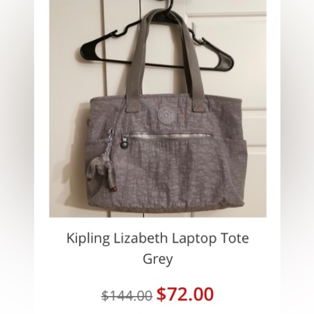 Kipling Lizbeth Tote With Laptop Pocket - Gem